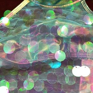 iHeartRaves | Skirts | Holographic Rave Outfit 3 Piece Set | Poshmark